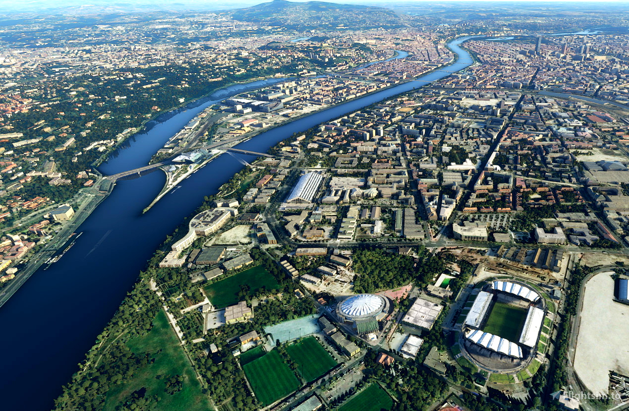Lyon Landmarks for Microsoft Flight Simulator | MSFS