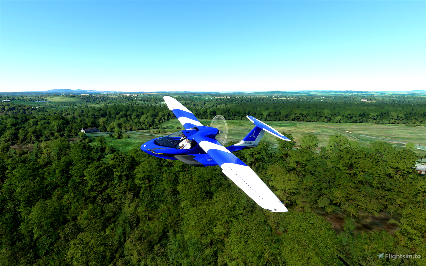 Icon A5 - Voyager (7 colors) for Microsoft Flight Simulator | MSFS