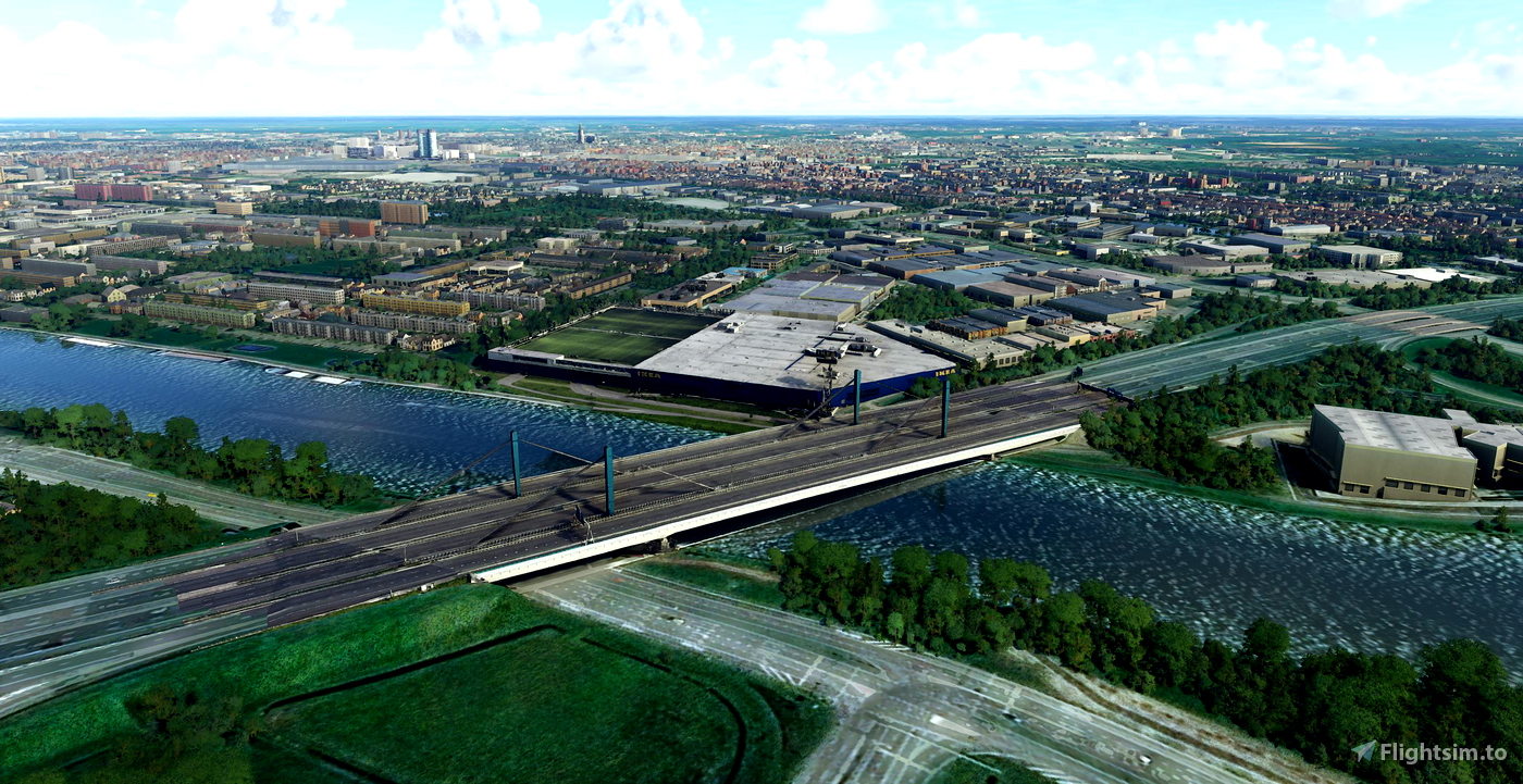 Utrecht - GalecopperBridge & IKEA for Microsoft Flight Simulator | MSFS