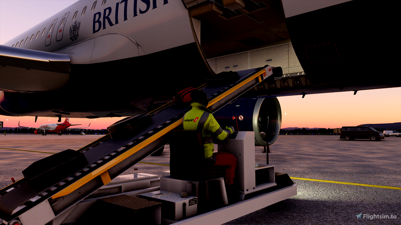 Swissport Ground Service Uniform for Microsoft Flight Simulator | MSFS Swissport Ground Service Uniform for Microsoft Flight Simulator | MSFS