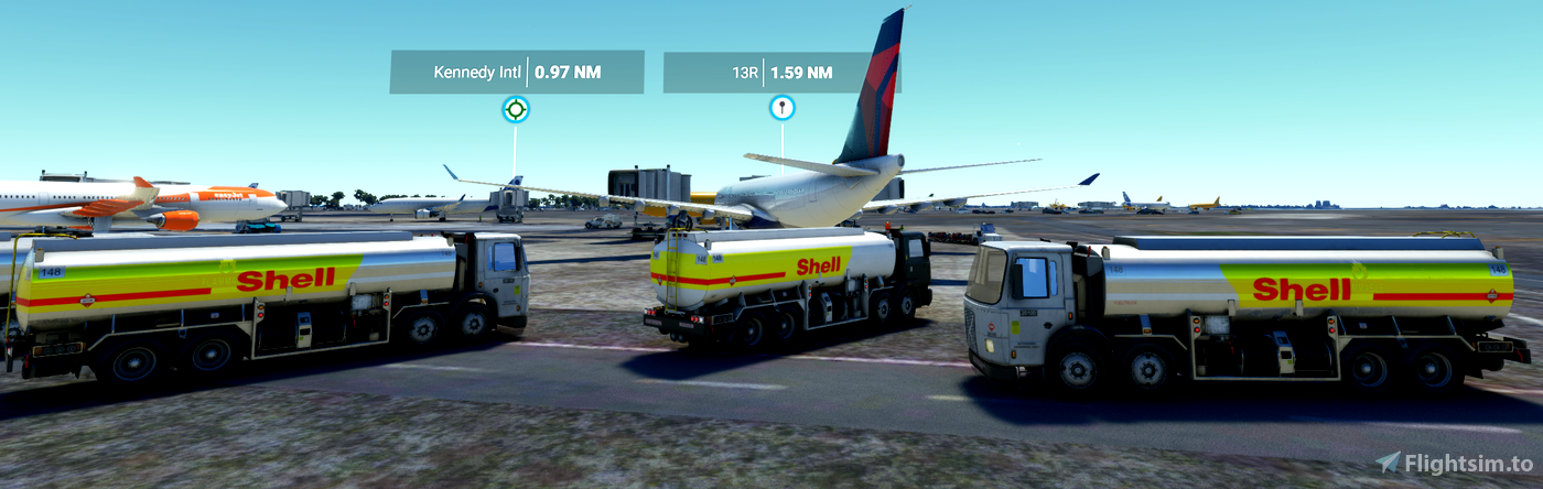 Shell Fuel Trucks for Microsoft Flight Simulator | MSFS