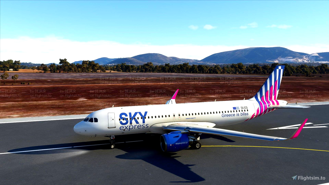 A32NX Sky Express ( upcoming livery for A320 Neo) (4K)[SX-IOG] for ...