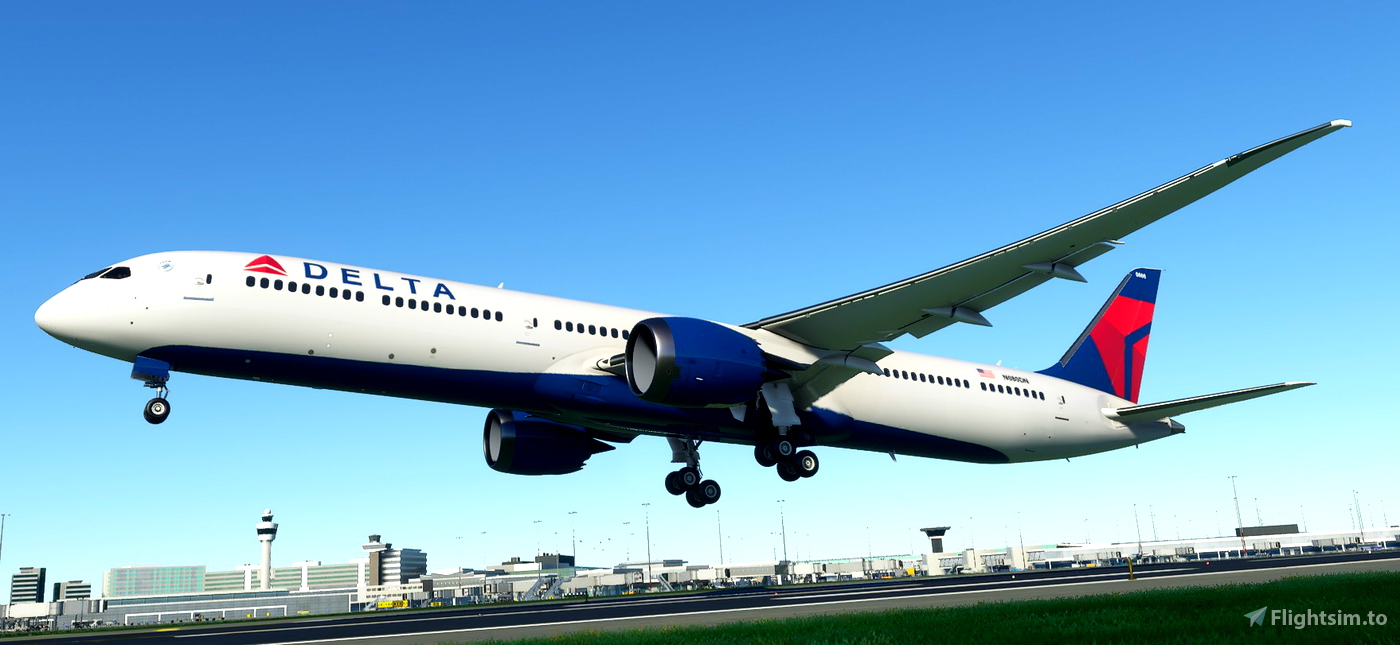 B787-10 Delta Airlines voor Microsoft Flight Simulator | MSFS