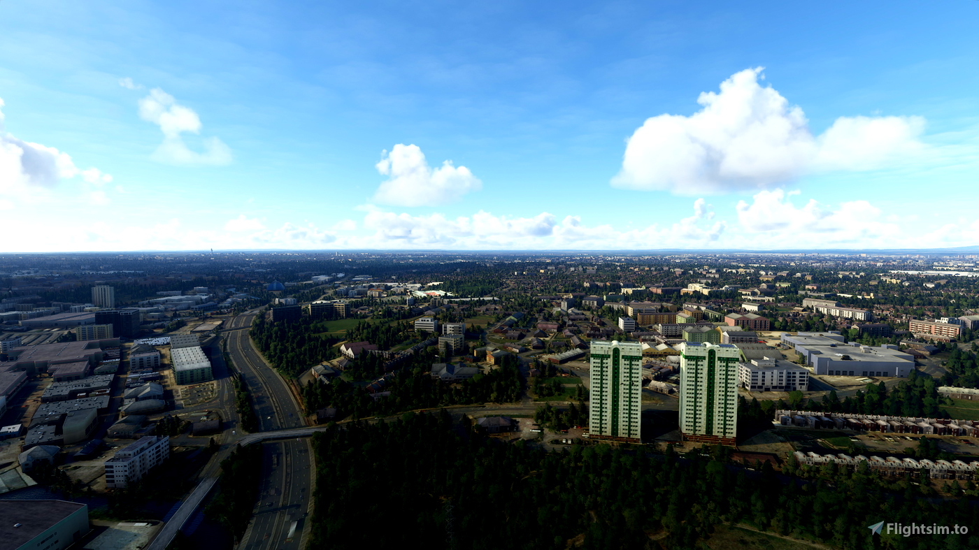 Manchester (EGCC) Approach Landmarks for Microsoft Flight Simulator | MSFS