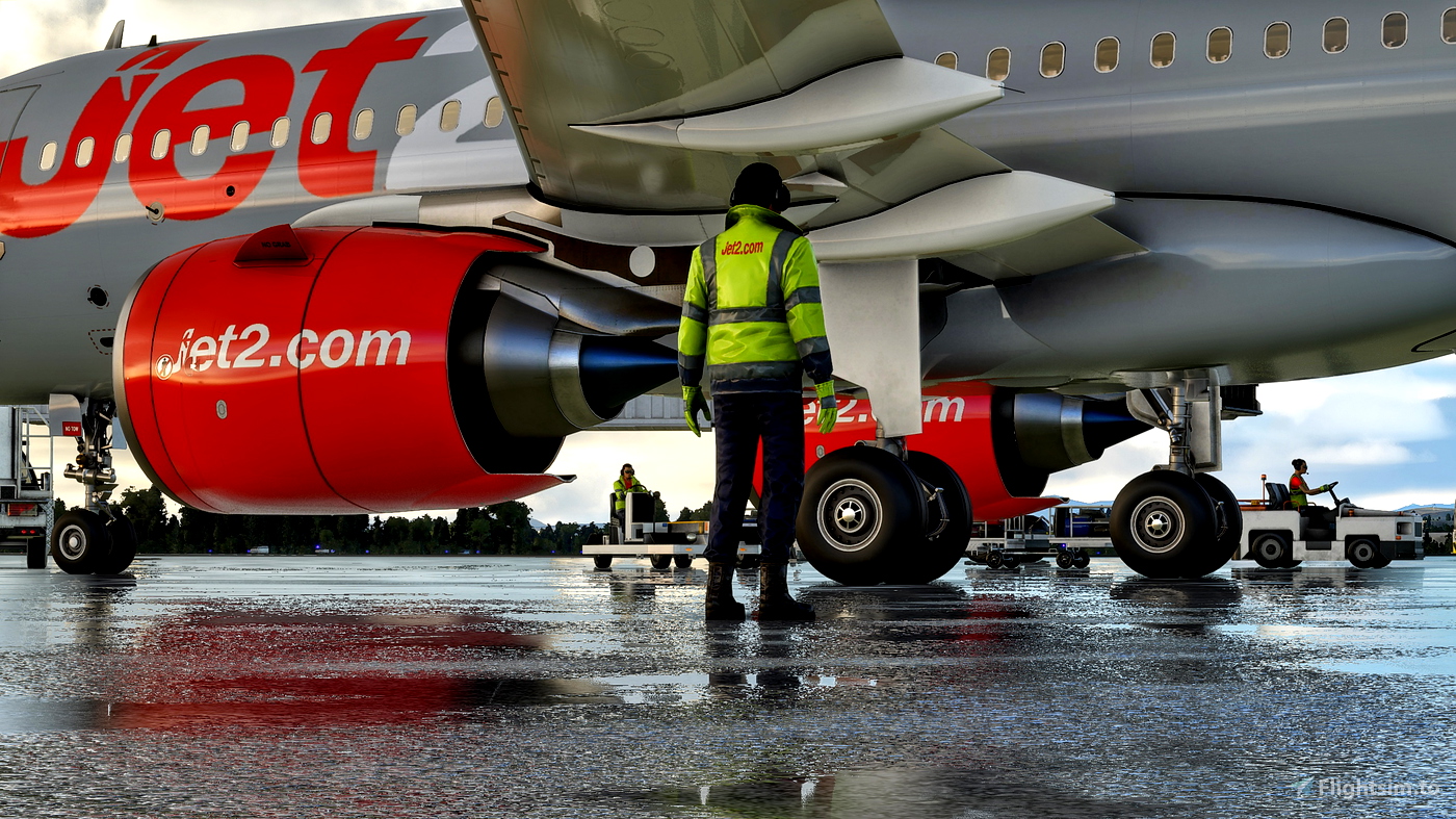 Jet2 Ground Service Uniform for Microsoft Flight Simulator | MSFS
