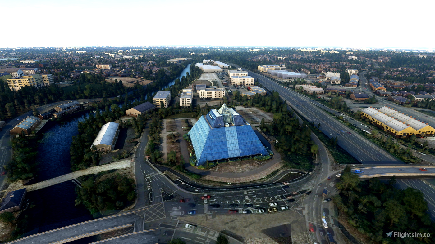 Manchester (EGCC) Approach Landmarks for Microsoft Flight Simulator | MSFS