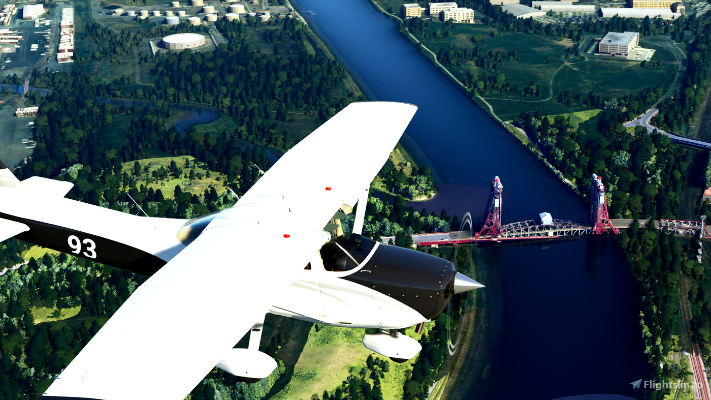 Newport Bridge for Microsoft Flight Simulator | MSFS