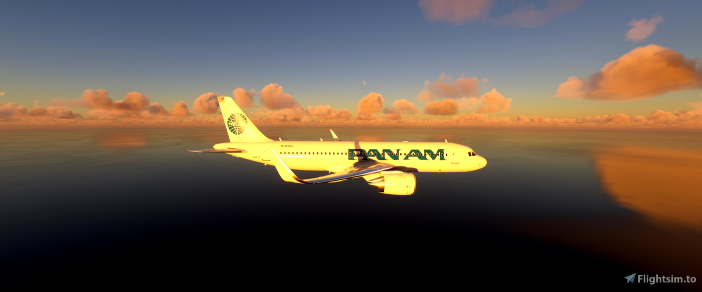 Airbus A320 PAN AM for Microsoft Flight Simulator | MSFS