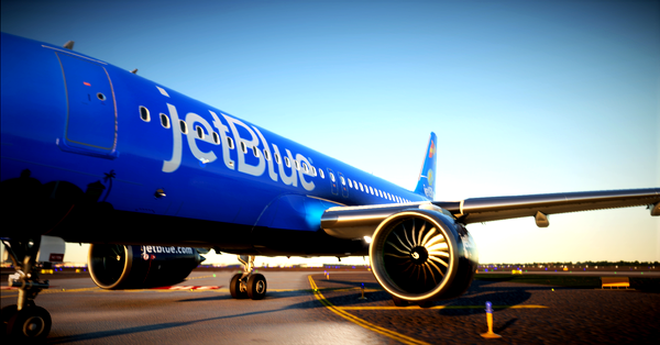 8K textures JetBlue "Barcode" for Microsoft Flight Simulator | MSFS
