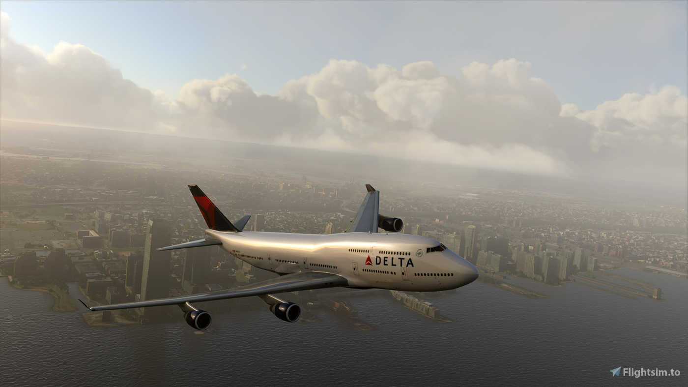 Boeing 747-400 Delta Airlines for Microsoft Flight Simulator | MSFS