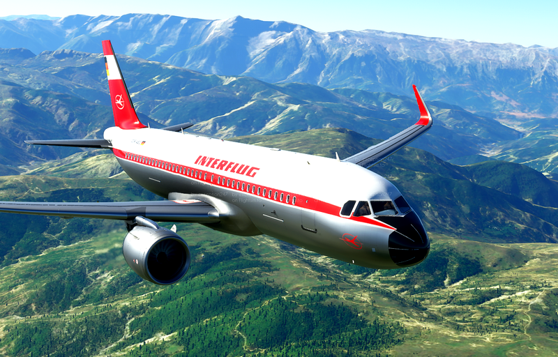 Interflug A320N Livery for Microsoft Flight Simulator | MSFS