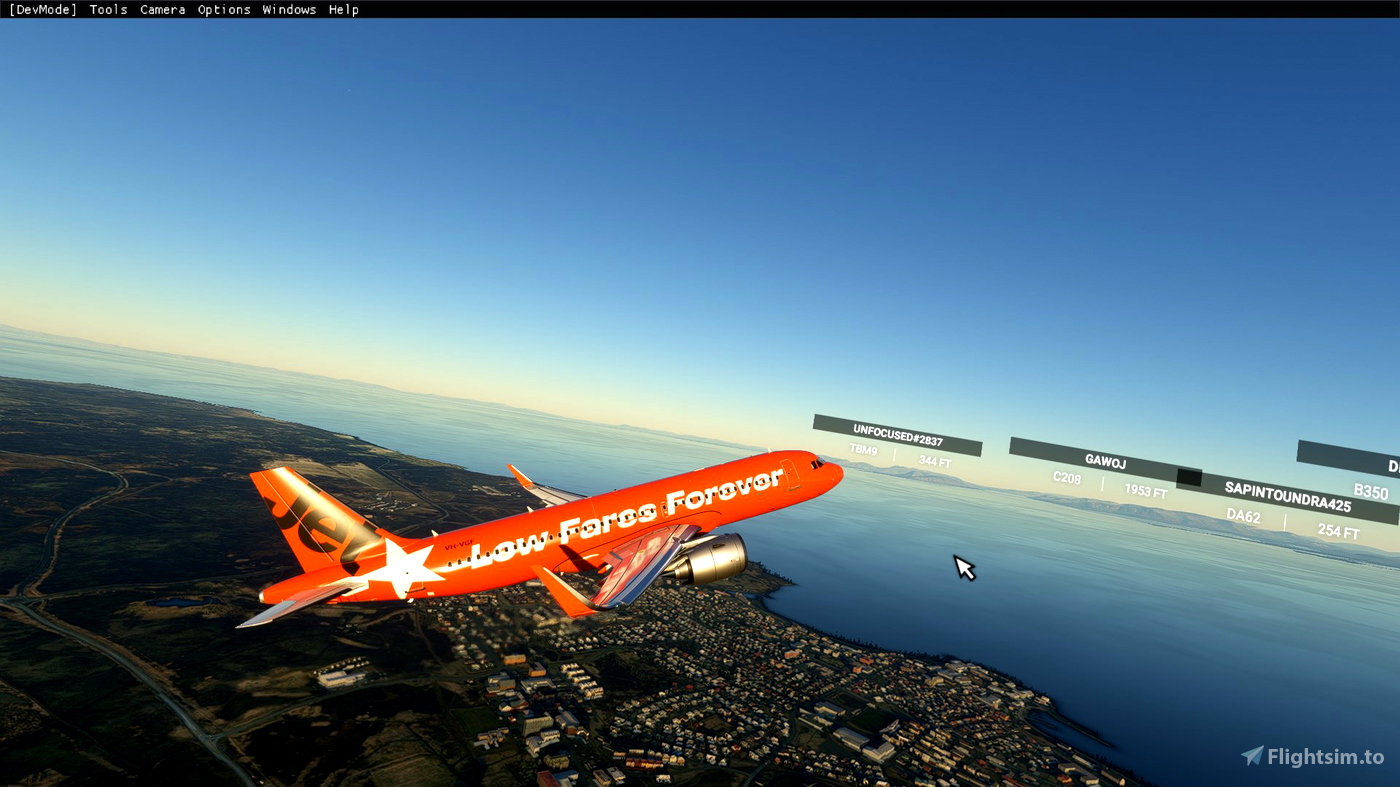 Jetstar - Jaffa Jet (8K Livery) for Microsoft Flight Simulator | MSFS