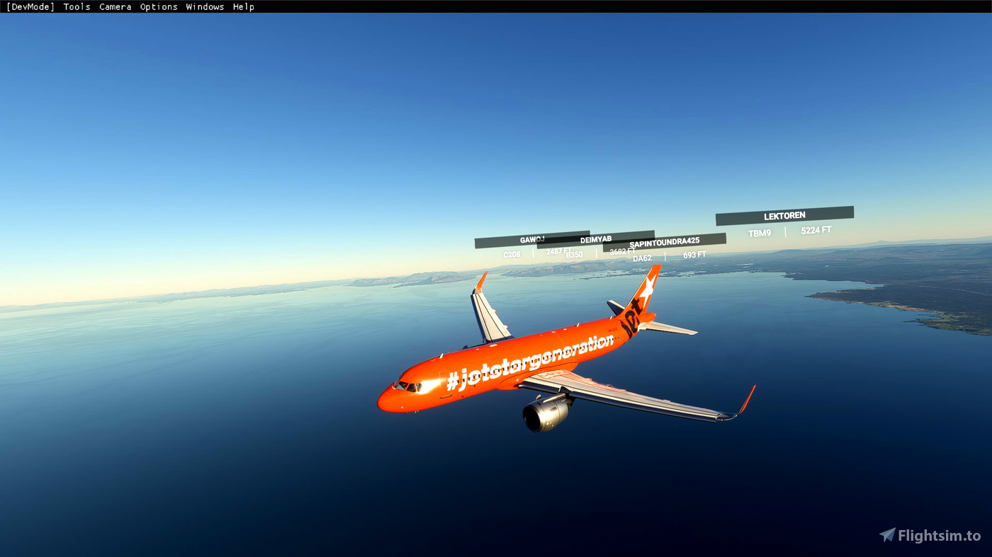 Jetstar - Jaffa Jet (8K Livery) for Microsoft Flight Simulator | MSFS
