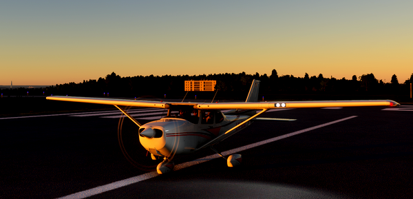 Civil Air Patrol C172 G1000 N115CP a oldalon. Microsoft Flight ...