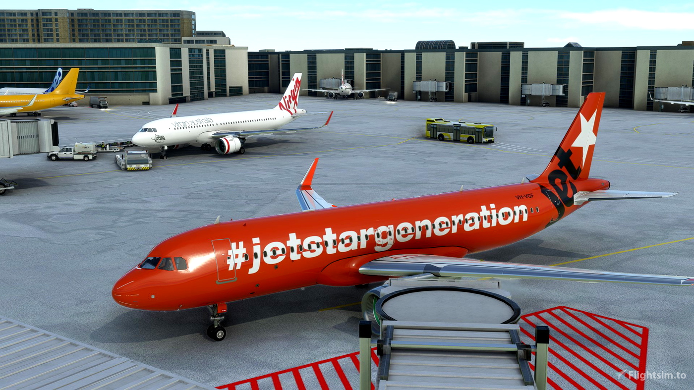 Jetstar - Jaffa Jet (8K Livery) for Microsoft Flight Simulator | MSFS