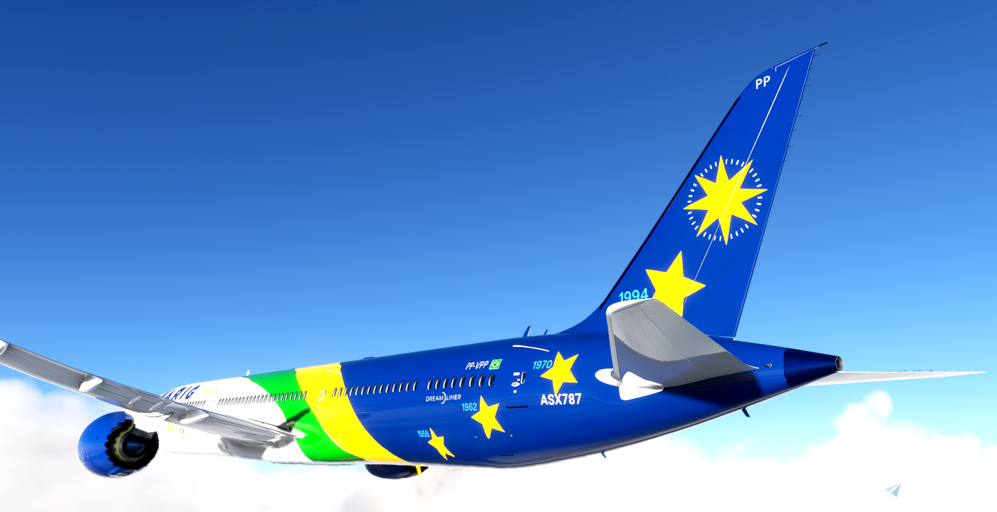 VARIG ''Copa do Mundo'' 787 8K (Fictional) » Microsoft Flight Simulator