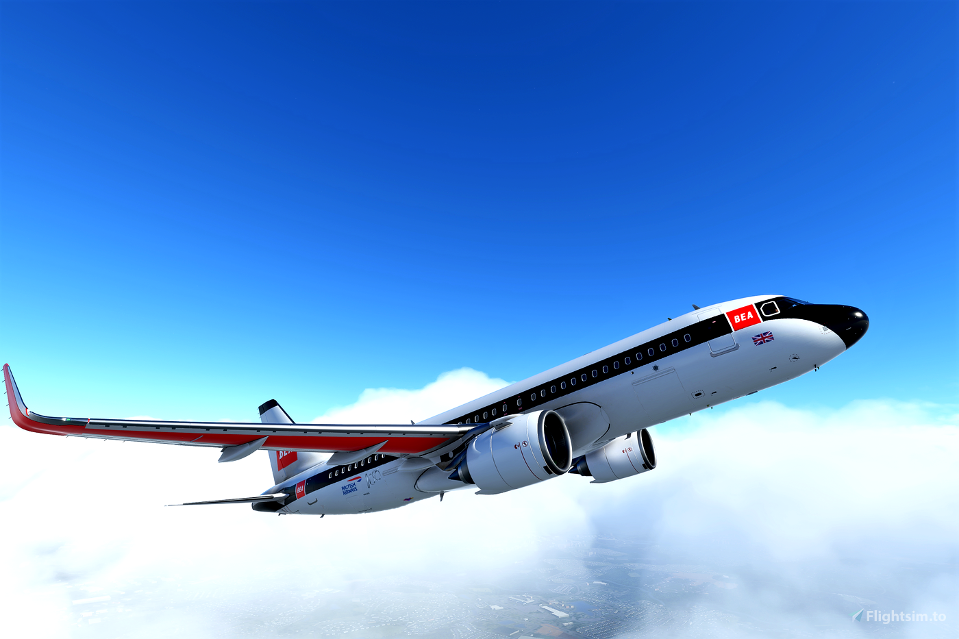 Airbus A320neo British Airways BEA Heritage (G-EUPJ) for Microsoft ...