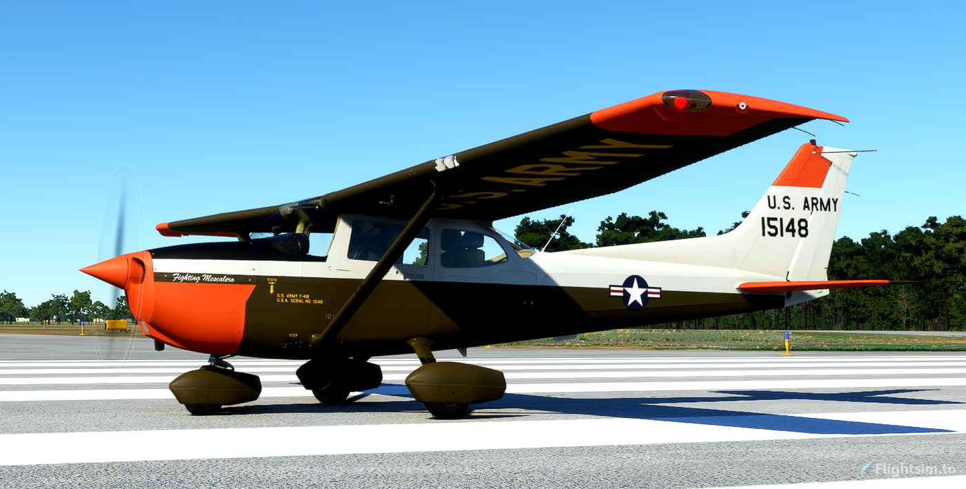 Cessna T-41B Mescalero U.S. Army for Microsoft Flight Simulator | MSFS