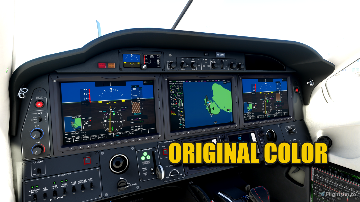 TBM930 PFD/MFD/SFD Color Updete! pour Microsoft Flight Simulator | MSFS