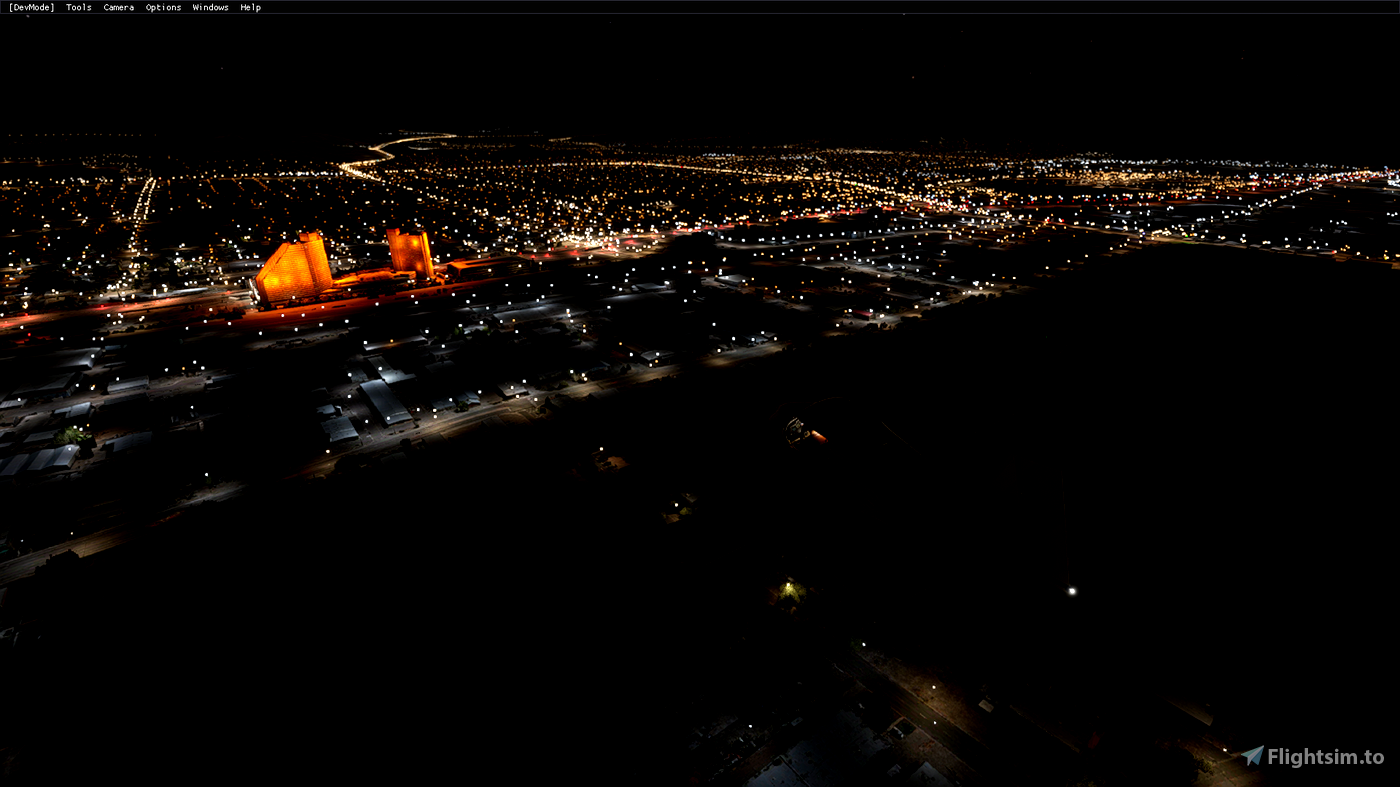 Reno NEVADA Night Enhanced for Microsoft Flight Simulator | MSFS