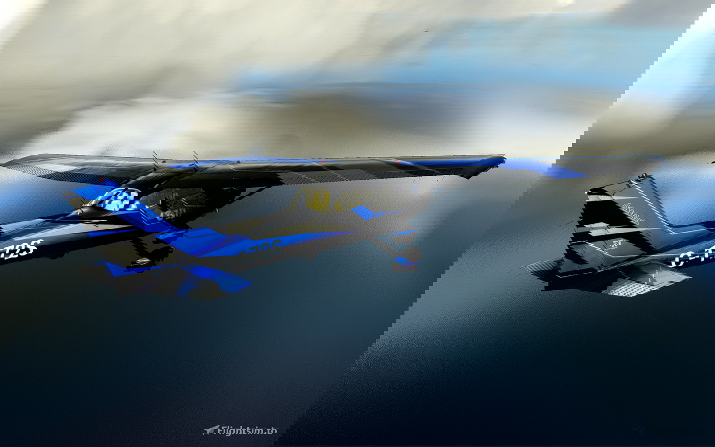 C172 Classic + G1000 C-3D Blue for Microsoft Flight Simulator | MSFS