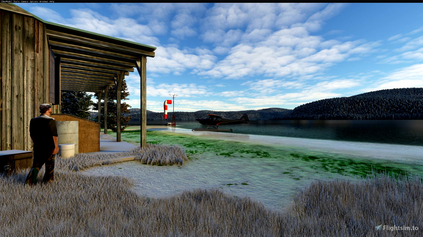 Blue Fox Bay Cabin seaplane base (BFB), Afognak island, Kodiak, Alaska ...