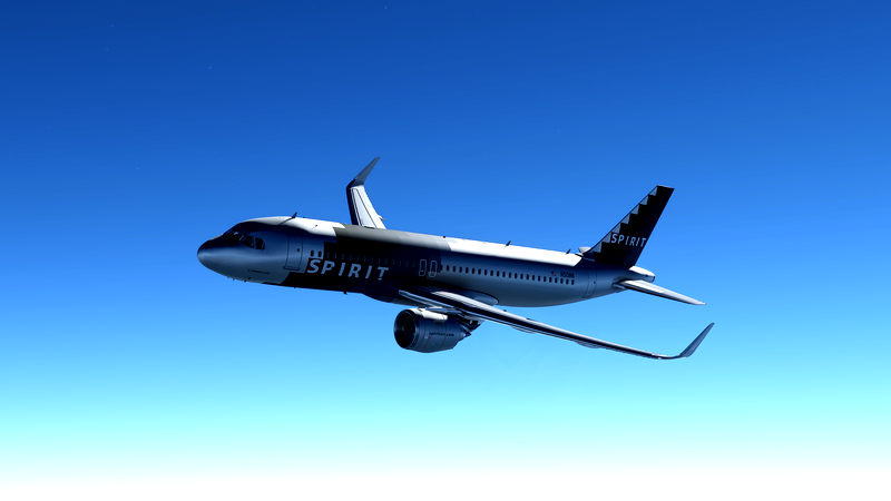Spirit Airlines A320Neo (Silver Checkers) - [4K} for Microsoft Flight ...