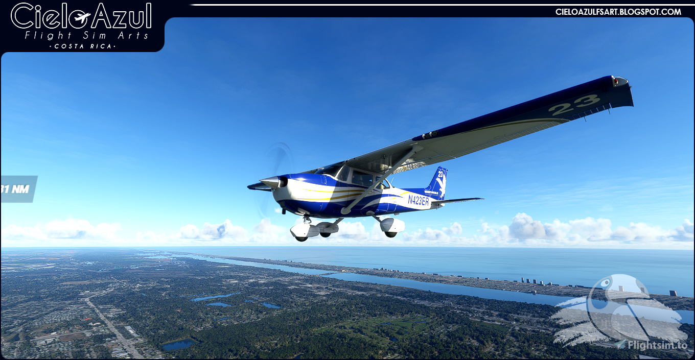 Embry-Riddle | N423ER | Asobo Cessna C172SP G1000 (8K) for Microsoft ...