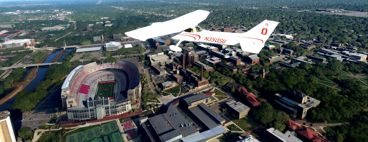 C172 G1000 N35OSU Ohio State University flight school for Microsoft ...