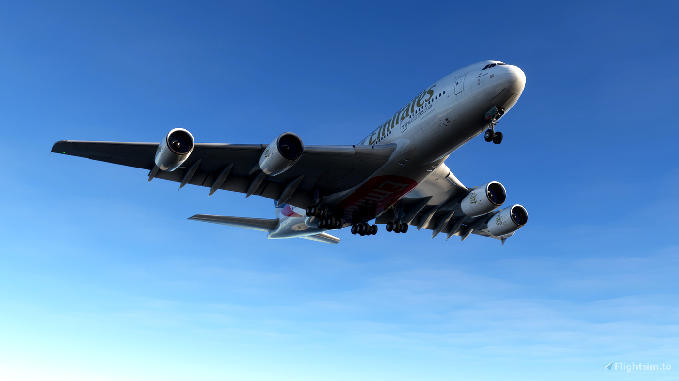 Airbus A380-800 Emirates for Microsoft Flight Simulator | MSFS