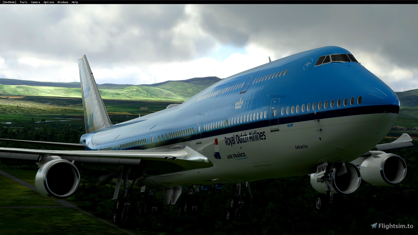 Boeing 747-8 KLM Jakarta for Microsoft Flight Simulator | MSFS