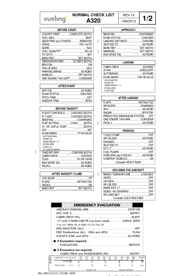 A320-neo checklist » Microsoft Flight Simulator