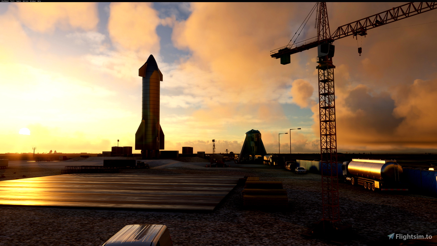 SpaceX Boca Chica Launch Site for Microsoft Flight Simulator | MSFS