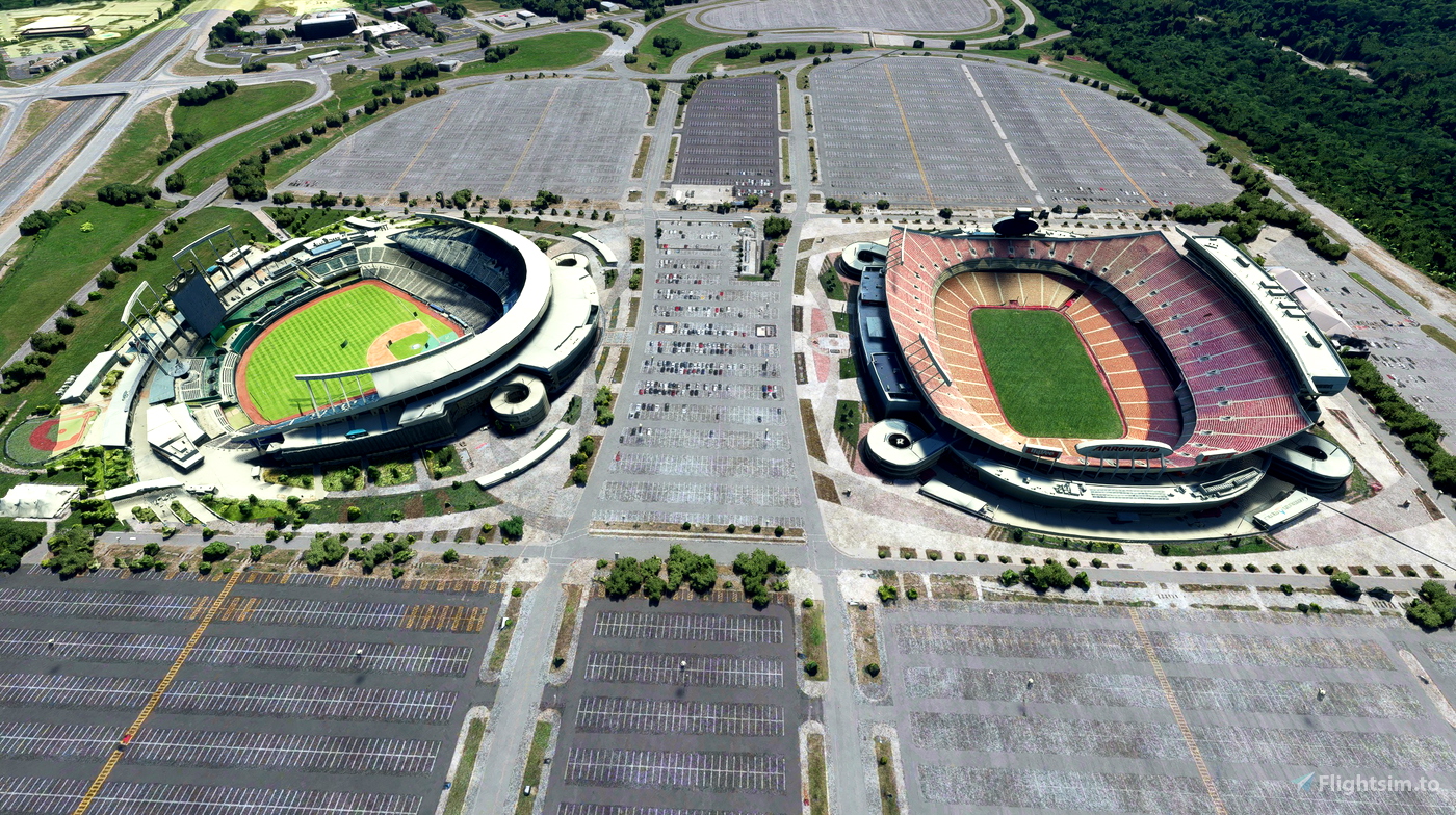 Truman Sports Complex, Kansas City, MO for Microsoft Flight Simulator ...
