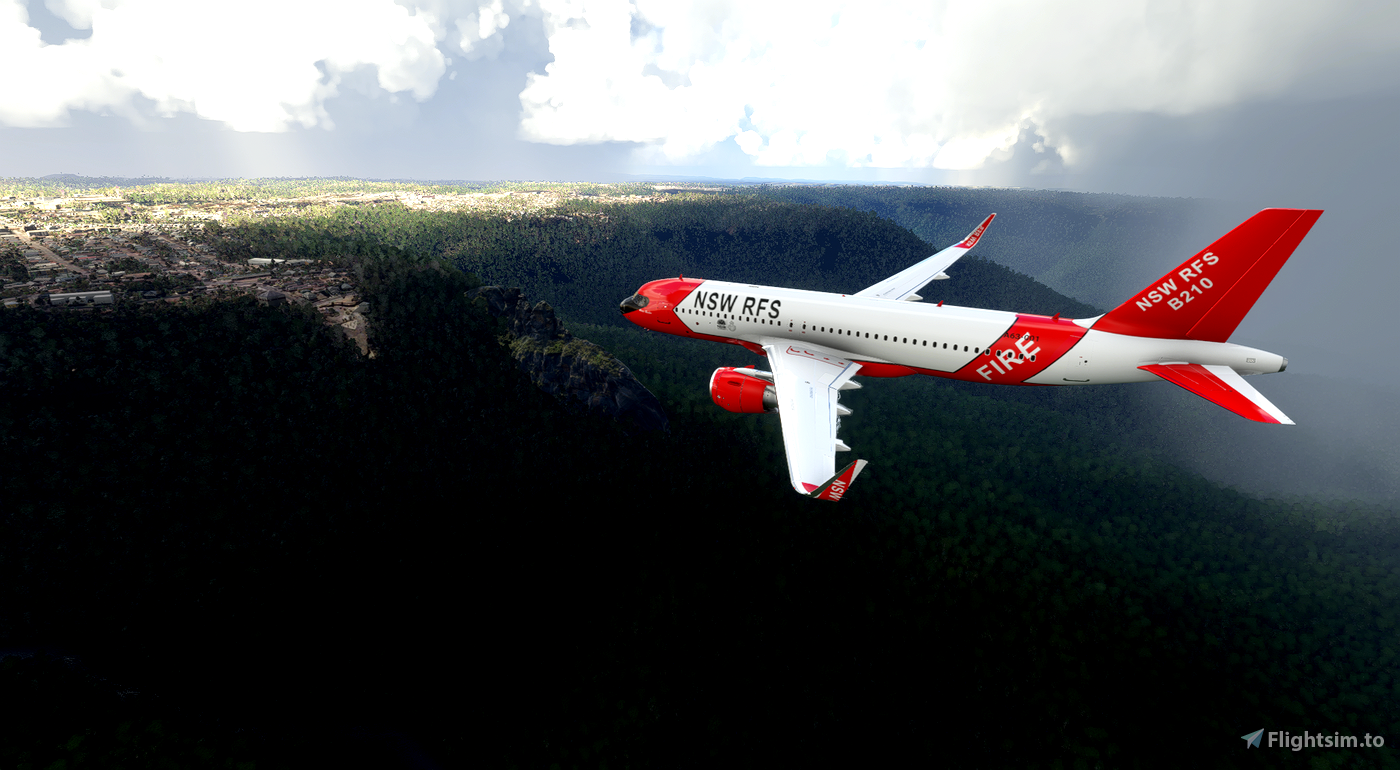 NSW Rural Fire Service (RFS) Water Bomber A320 Livery for Microsoft ...