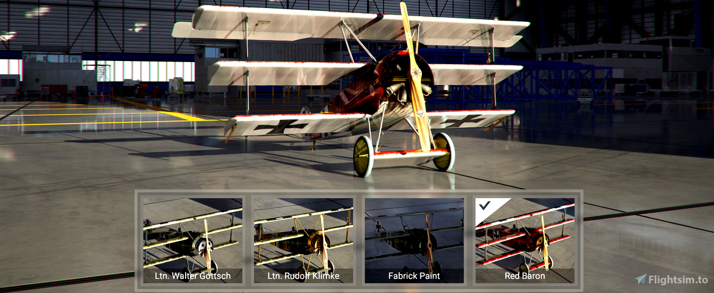 Fokker Dr.1 Triplane Red Baron for Microsoft Flight Simulator | MSFS