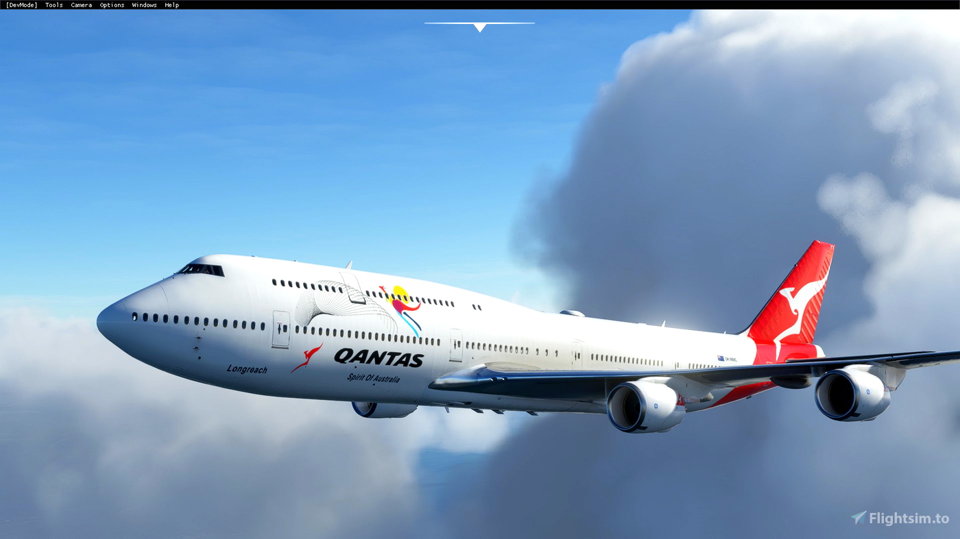 Boeing 747-8 Qantas pour Microsoft Flight Simulator | MSFS