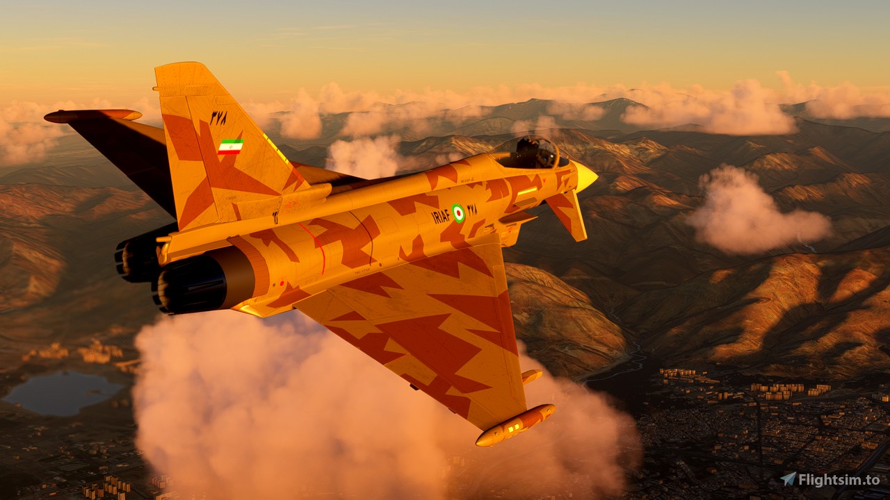 Iran Air Force Fictional Livery | EUROFIGHTER TYPHOON for Microsoft ...