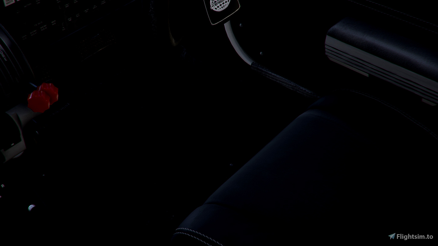 Piper PA44 Seminole - Dark Grey Interior with Dark Cockpit Panel для ...