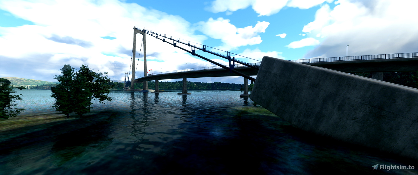 Trekantsambandet bridges for Microsoft Flight Simulator | MSFS