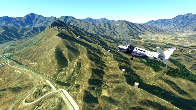 The Great Wall of China for Microsoft Flight Simulator | MSFS