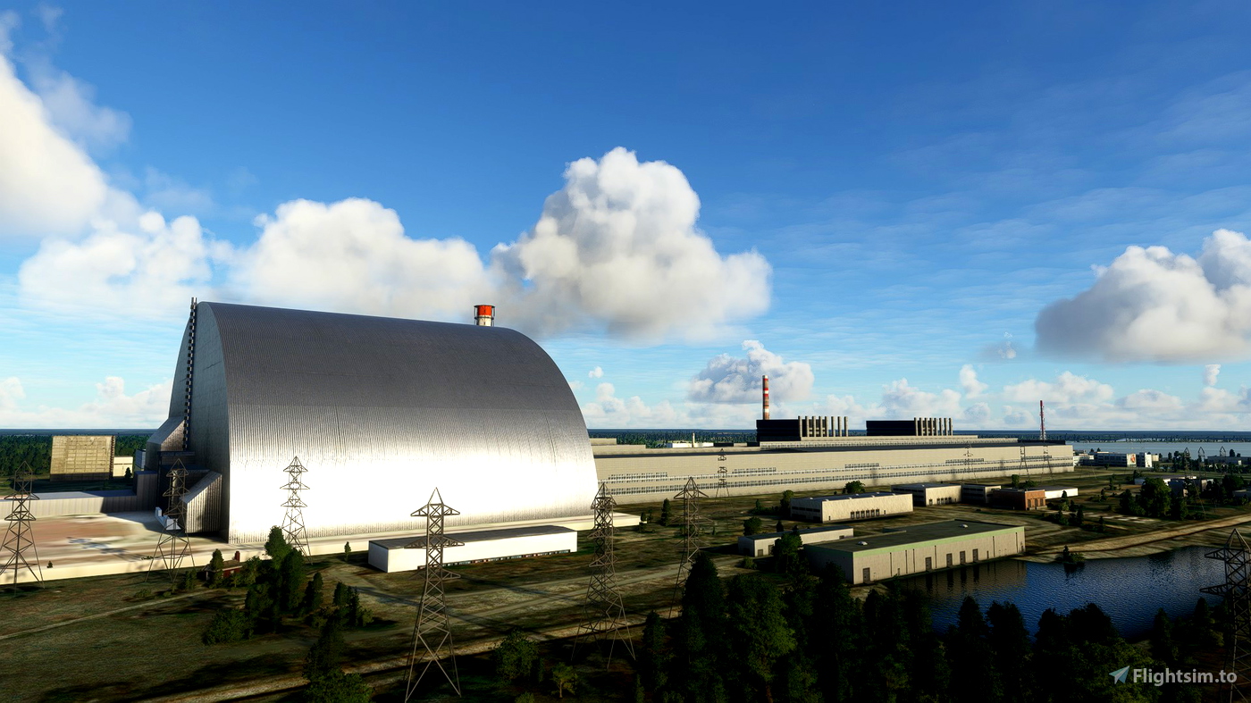 Chernobyl NPP and Pripyat town for Microsoft Flight Simulator | MSFS