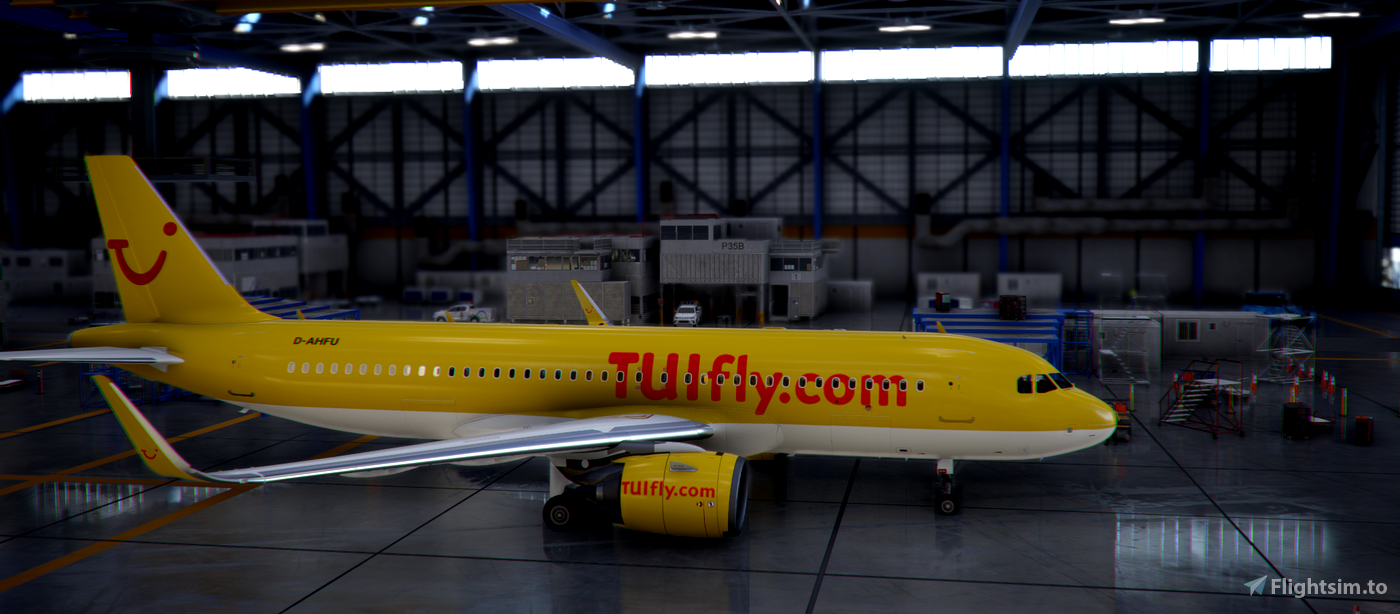 TUIfly Yellow A320 Livery for Microsoft Flight Simulator | MSFS