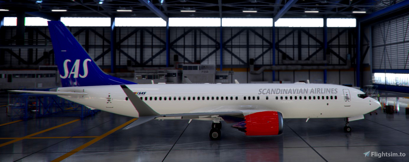 SAS 737 MAX for Microsoft Flight Simulator | MSFS