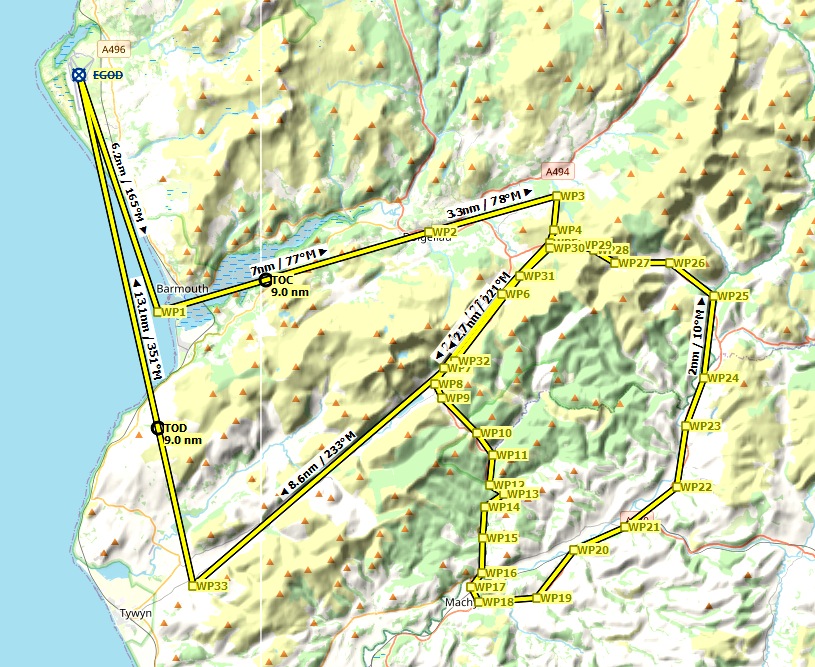 Mach Loop Flight plan - UK for Microsoft Flight Simulator | MSFS