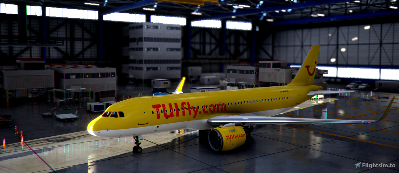 TUIfly Yellow A320 Livery for Microsoft Flight Simulator | MSFS