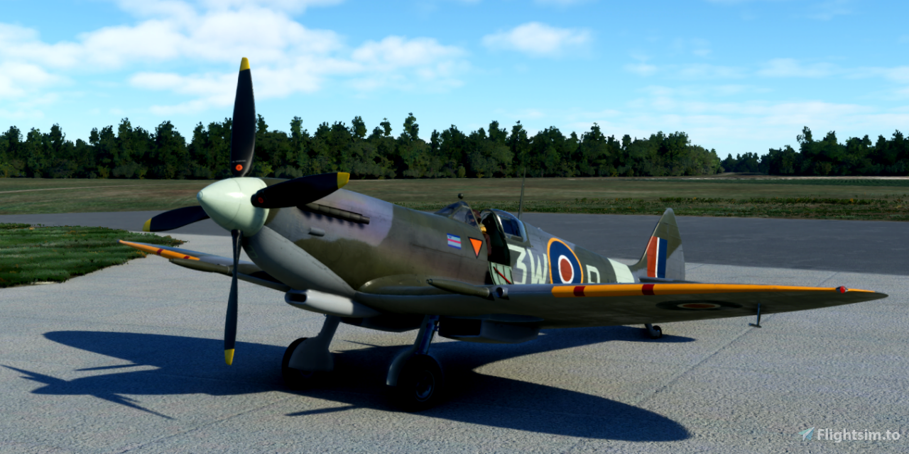 Supermarine Spitfire Mk IX, RAF (Dutch) 322 Squadron, 3W-D s/n MK265 ...