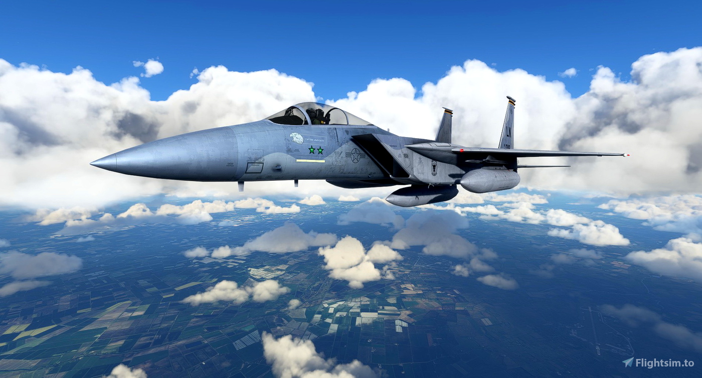 McDonnell Douglas F-15C USAF 493rd FS para Microsoft Flight Simulator | MSFS