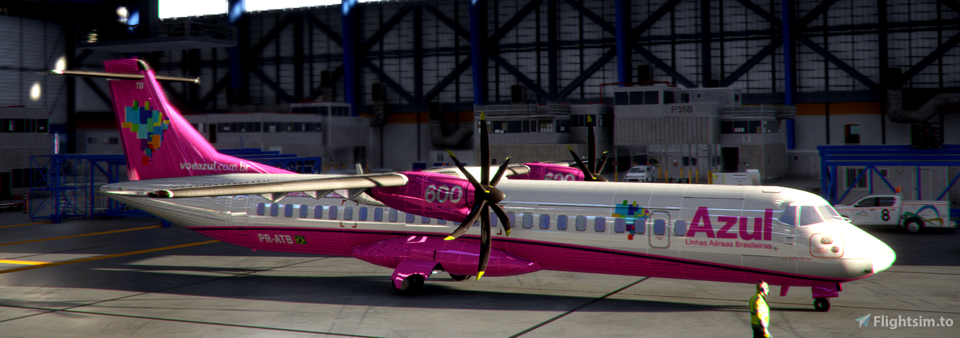 Azul PR-ATB Pink Livery for Microsoft Flight Simulator | MSFS