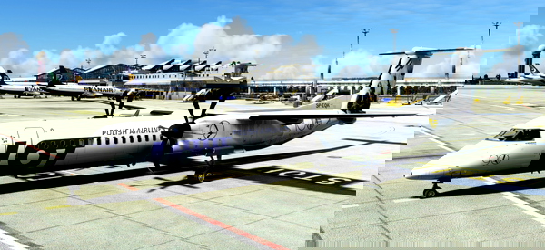 FLYWOH Dash-8-Q400 Austrian Sky for Microsoft Flight Simulator | MSFS